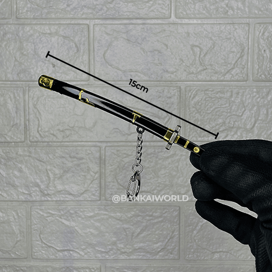 Katana Keychain- Black T